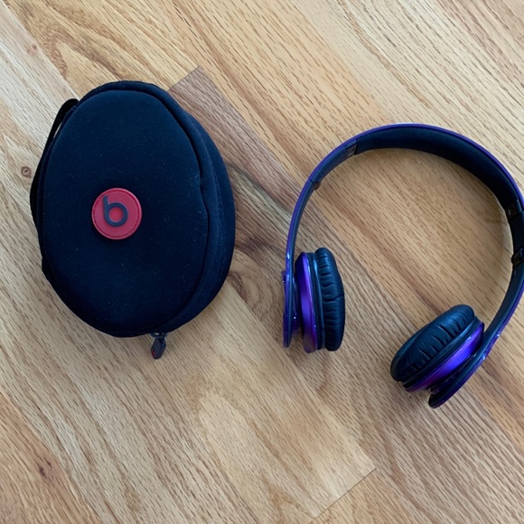 Beats by Dre | Headphones | Like New Beets By Dre Purple Headphones ...